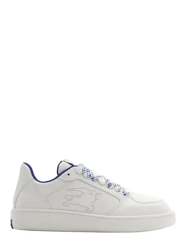 Burberry Leather Stock Sneakers - White
