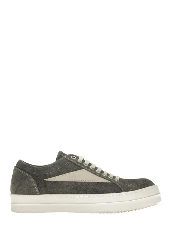 Rick Owens Porterville Vintage Low Sneakers - Dark Dust/milk