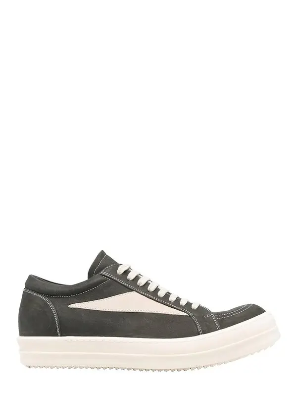 Rick Owens Porterville Vintage Low Sneakers - Forest/milk