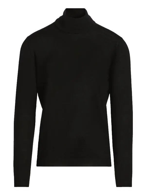 Giorgio Armani Cashmere Turtleneck Sweater - Black