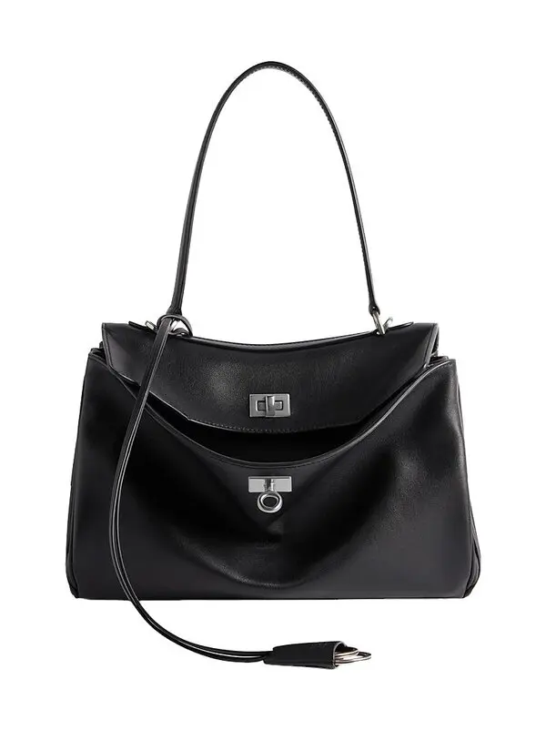 Balenciaga Rodeo Handbag - Black/silver