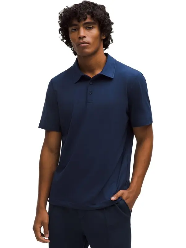 Lululemon Soft Jersey Short-sleeve Polo Shirt - Club Blue
