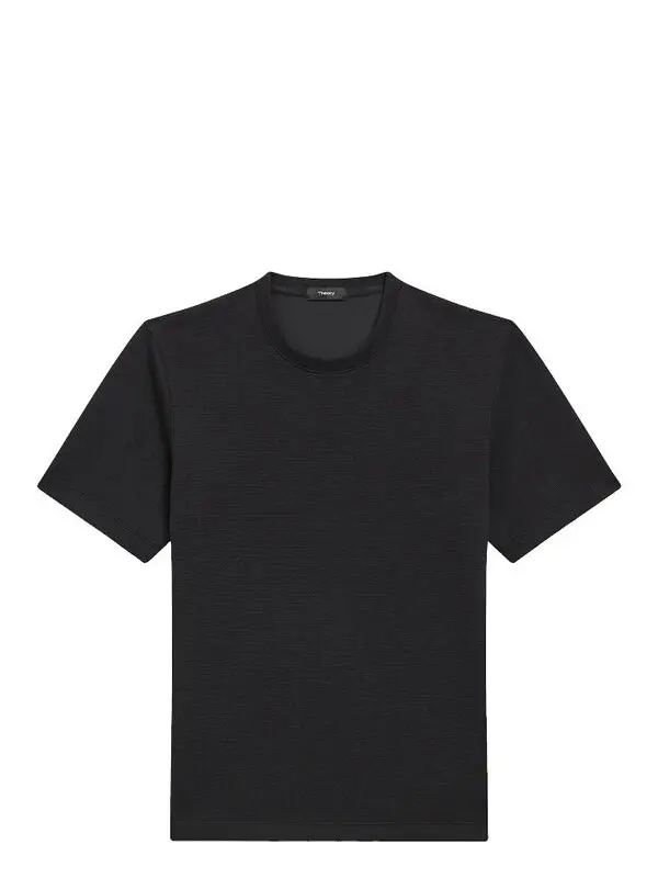 Theory Delroy Cotton-blend T-shirt - Black