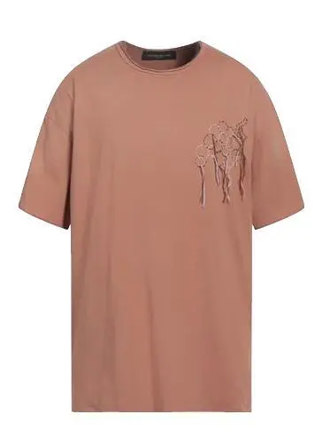 FEDERICO CINA T-shirt Light Brown Size Cotton - Beige