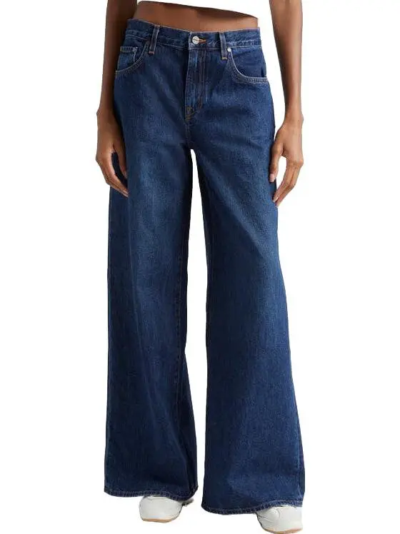 TWP Tiny Dancer Wide Leg Jeans - Dark Wash