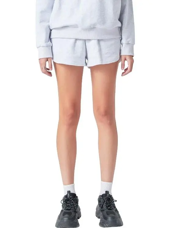 GREY LAB Cotton French Terry Shorts - Heather Grey