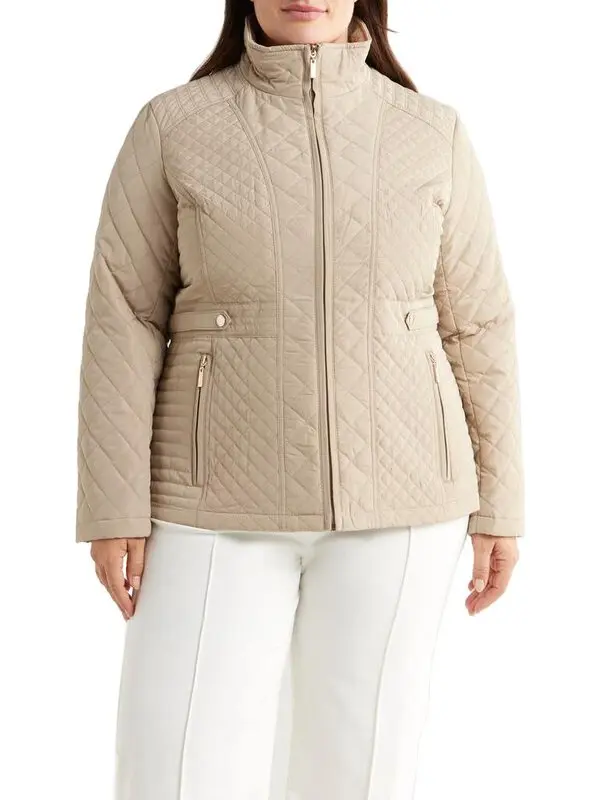 Gallery Water Resistant Quilted Jacket - Rattan