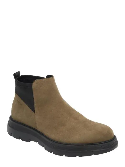STUART WEITZMAN Aiden Chelsea Boot - Taupe/ Black