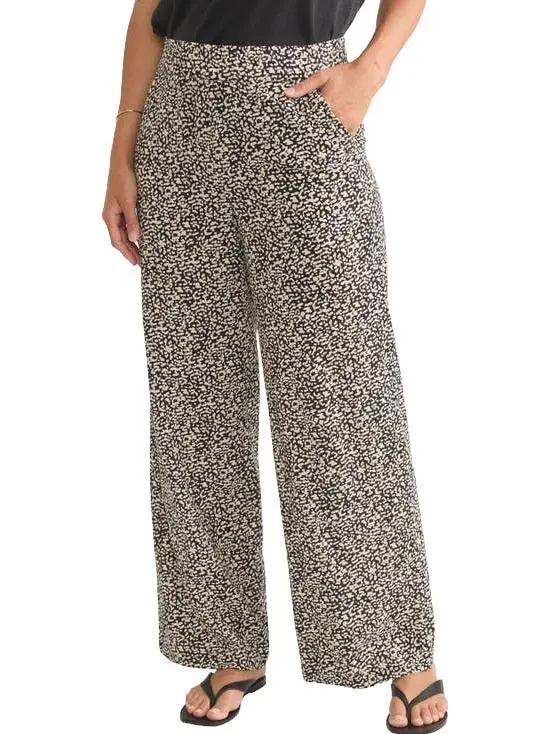 Marine Layer Allison Cheetah Print Trousers - Light Cheetah