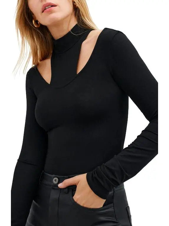 MARCELLA Arima Long Sleeve Bodysuit - Black