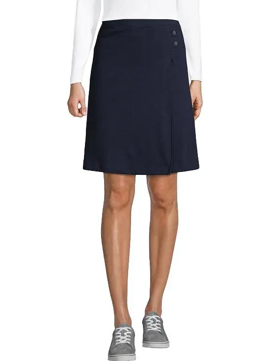 LANDS' END Knit Skort - Classic Navy