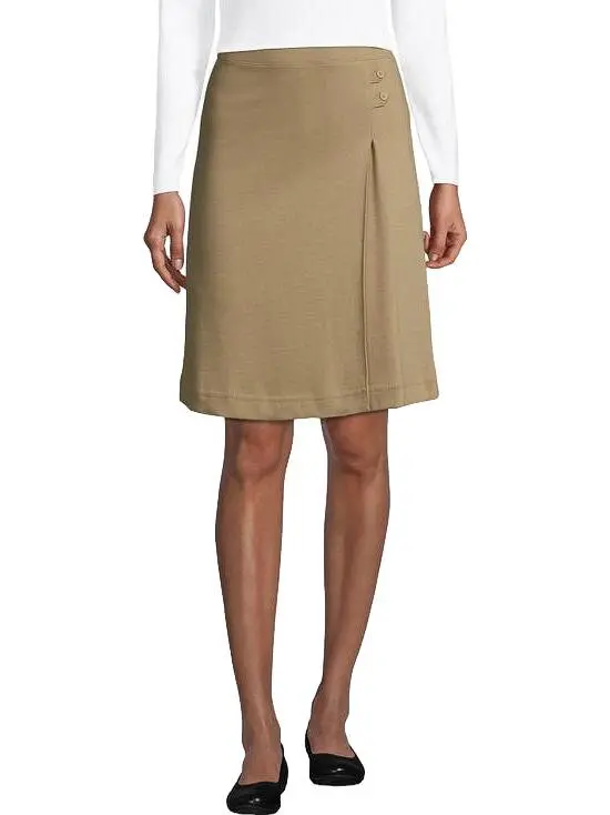 LANDS' END Knit Skort - Khaki