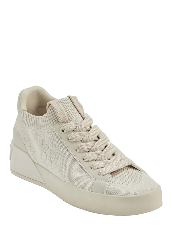Dkny Mallory Knit Sneaker - Soft White