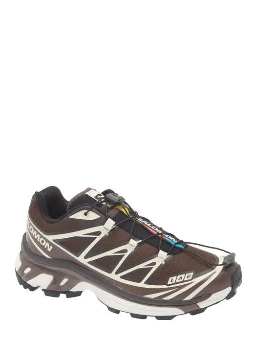 SALOMON Gender Inclusive Xt-6 Sneaker - Black Coffee/roast/vanila