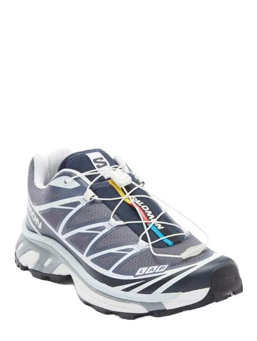 SALOMON Gender Inclusive Xt-6 Sneaker - Grisaille/blue Nights/quarry