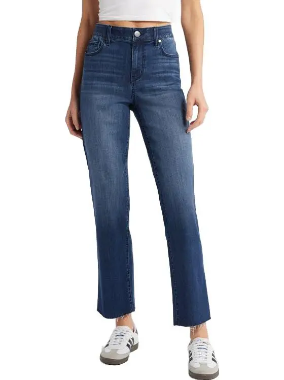 1822 Denim Magic Waistband High-waist Straight-leg Jeans - Grayden
