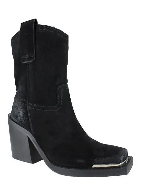 ZIGI Joshi Western Boots - Black Suede