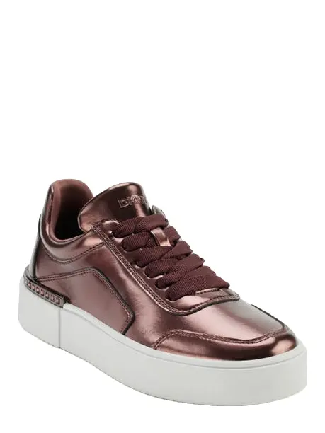 Dkny Beverly Hidden Wedge Sneakers - Antique Rose