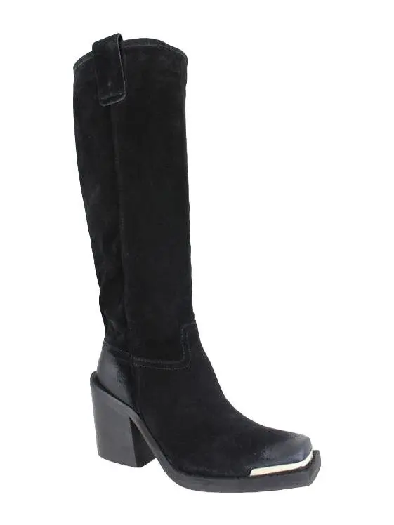 ZIGI Joshana Knee High Boots - Black Suede