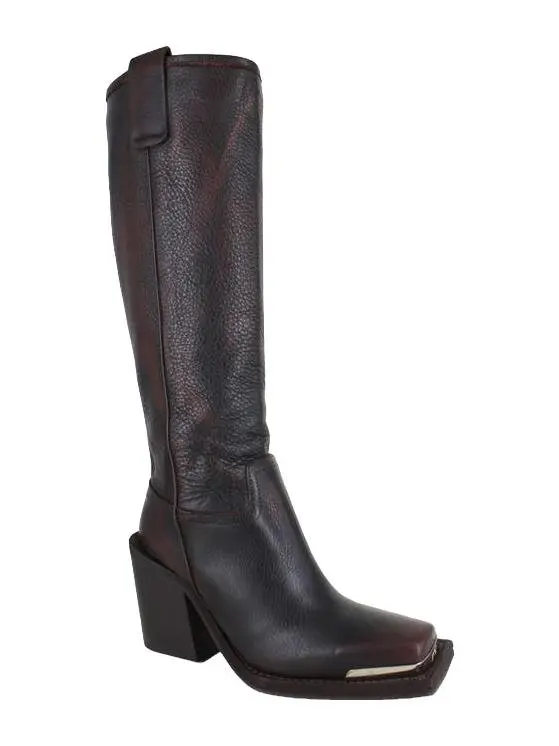 ZIGI Joshana Knee High Boots - Brown Leather