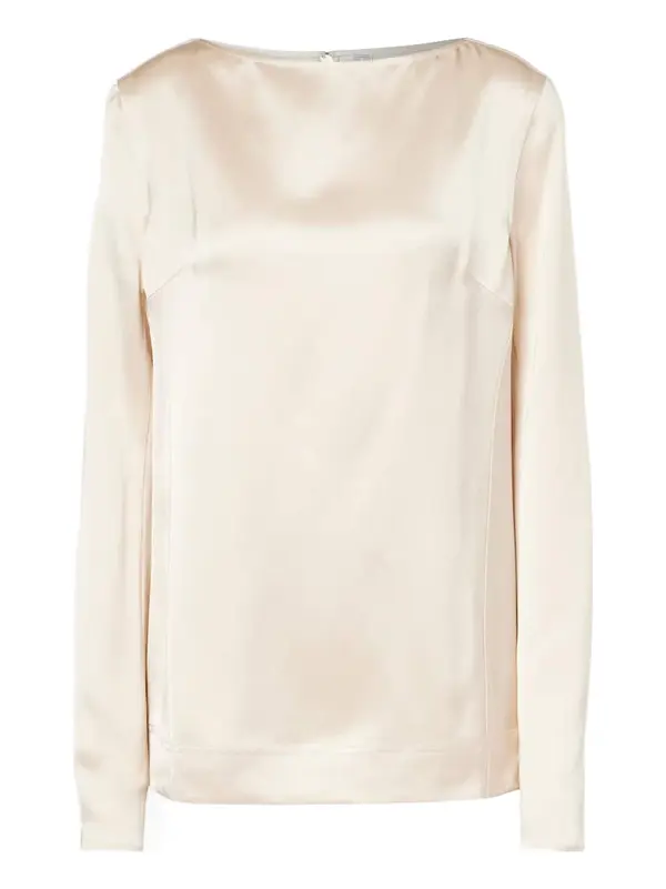 TOTEME Satin Top - Beige