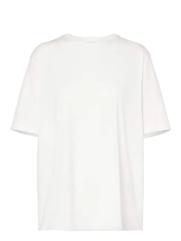 THE FRANKIE SHOP Harper Cotton Jersey T-shirt - White