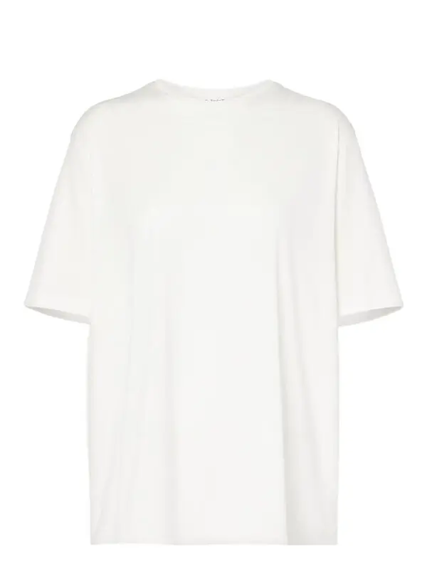 THE FRANKIE SHOP Harper Cotton Jersey T-shirt - White