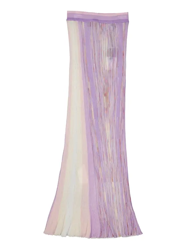 Missoni Elastic Maxi Skirt - Lilac