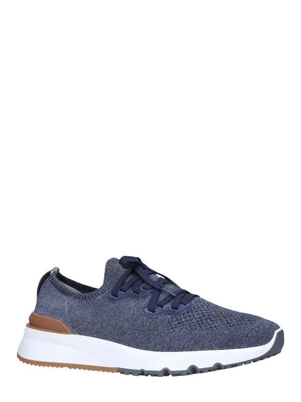 Brunello Cucinelli Lace-up Sneakers - Navy