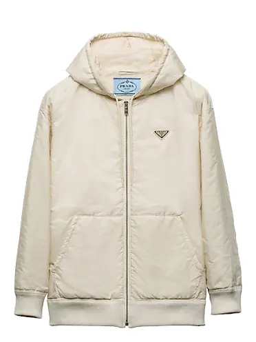 Prada Brand-plaque Nylon Jacket - Yellow