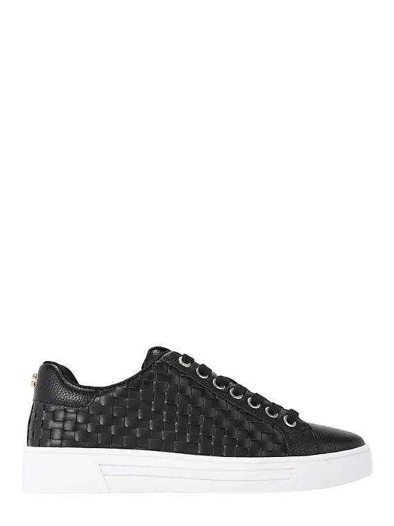 Carvela Logo-plaque Low-top Trainers - Black