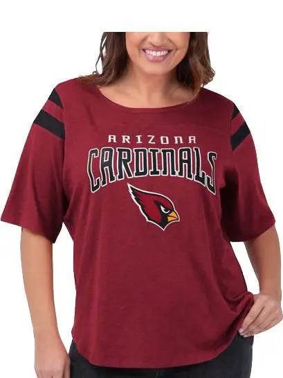 G-III 4HER BY CARL BANKS Arizona Cardinals Linebacker T-shirt - Cardinal
