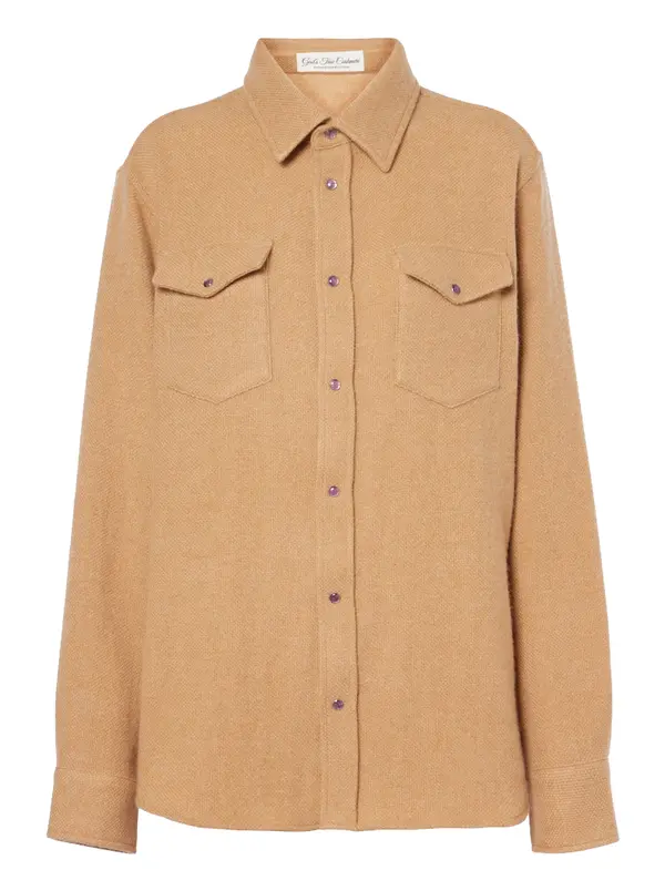 GOD'S TRUE CASHMERE Cashmere Shirt - Beige