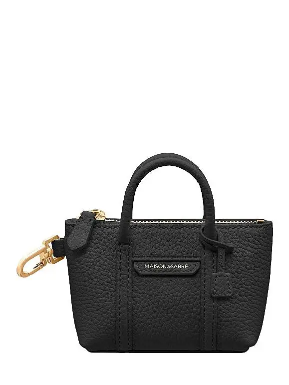 MAISON DE SABRE The Sabremoji Weekender Charm - Black Caviar
