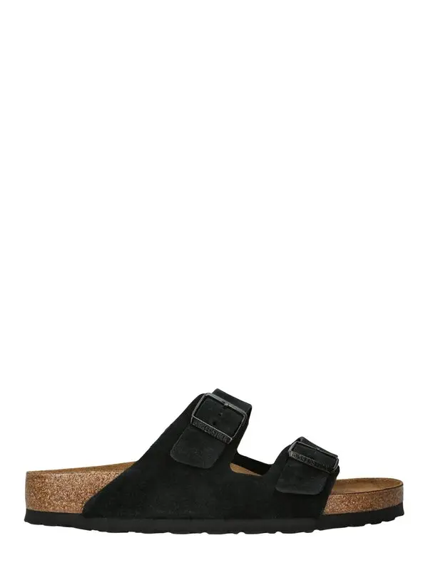 BIRKENSTOCK Suede Arizona Sandals - Black