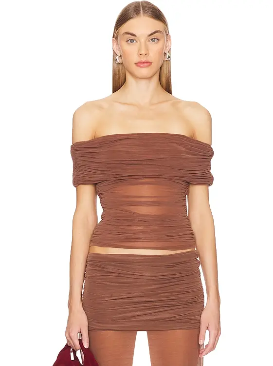 LOVERS AND FRIENDS Bella Top - Brown