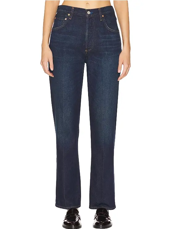 Citizens Of Humanity Baretta Relaxed Straight Jeans - Piovere