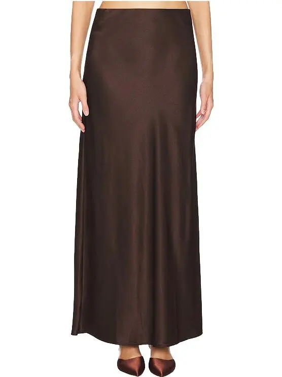 Sanctuary Everyday Maxi Skirt - Coffee
