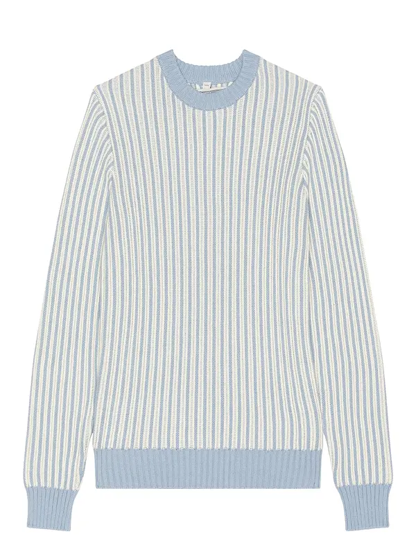 SCHOTT Striped Sweater - Sky