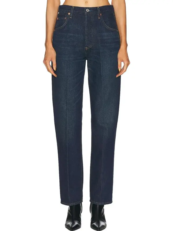 Citizens Of Humanity Baretta Relaxed Straight Jeans - Piovere