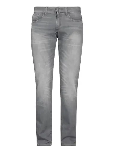 Armani Exchange Straight-leg Jeans With Five Pockets - Grey