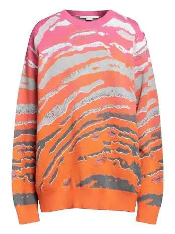 Stella McCartney Knitted Crewneck Sweater - Fuchsia