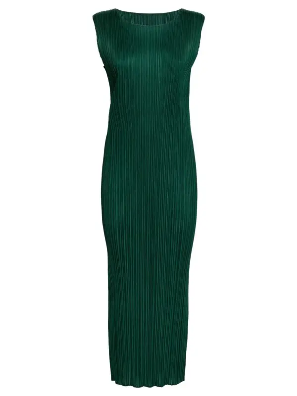 Issey Miyake Sleeveless Maxi Dress - Green