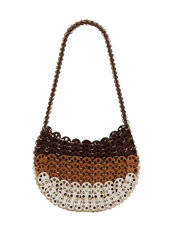Rabanne 1969 Moon Bag - Brown
