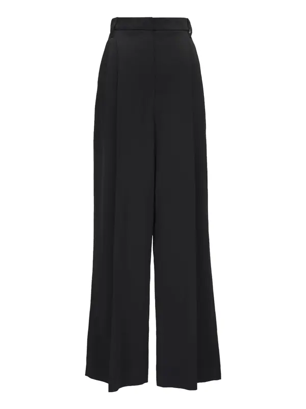 Brunello Cucinelli Wide-leg Trousers - Black