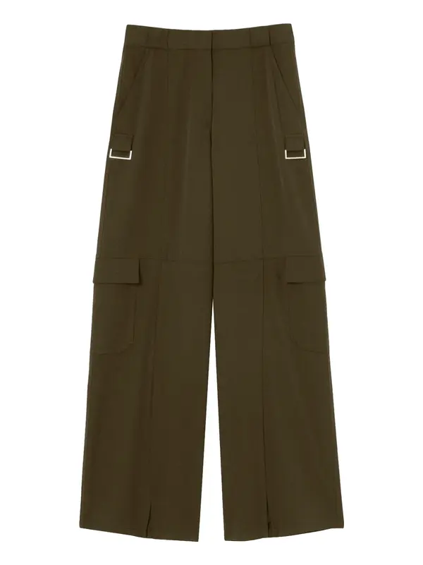 Pinko Pelaggi Flared Trousers - Green