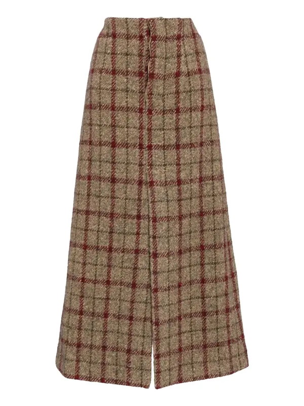 UMA WANG Gauche Skirt - Brown