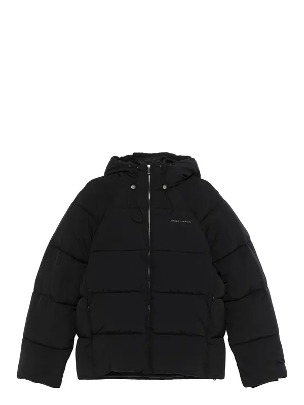 DAILY PAPER Logo-print Padded Jacket - Black