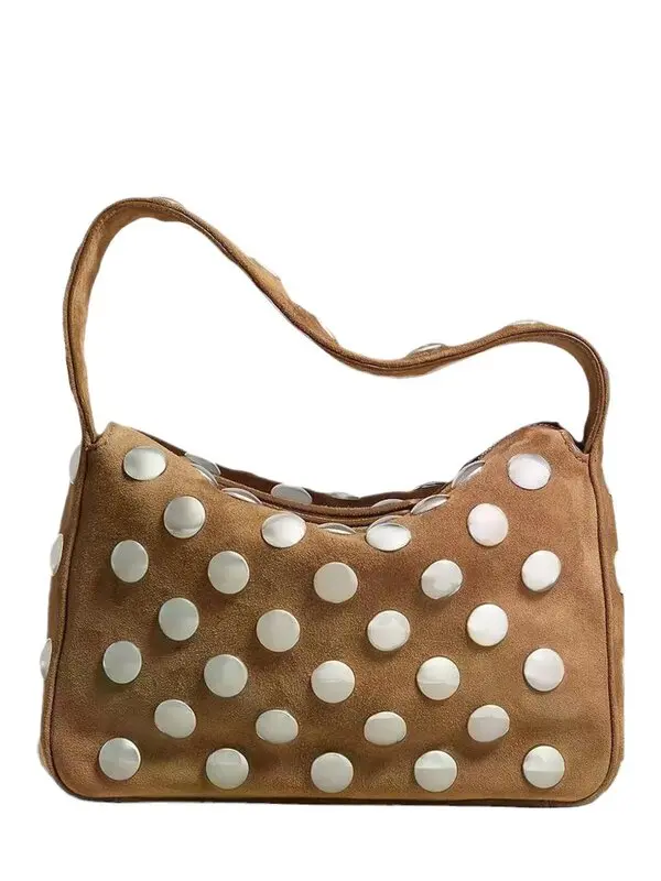 Khaite Small Elena Studded Bag - Brown
