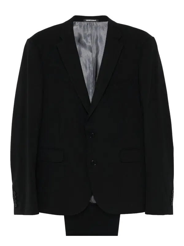 Emporio Armani Single-breasted Suit - Blue